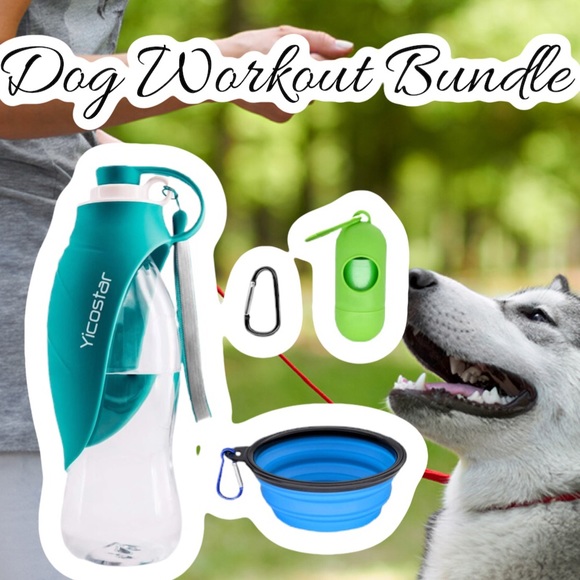 Dog | Dog Workout Bundle Set Hydrate And Stay Clean | Poshmark
